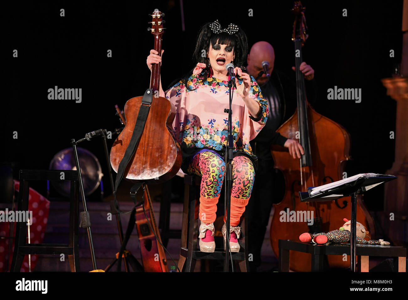 14 March 2018, Germany, Berlin: Singer Nina Hagen performs during the ...