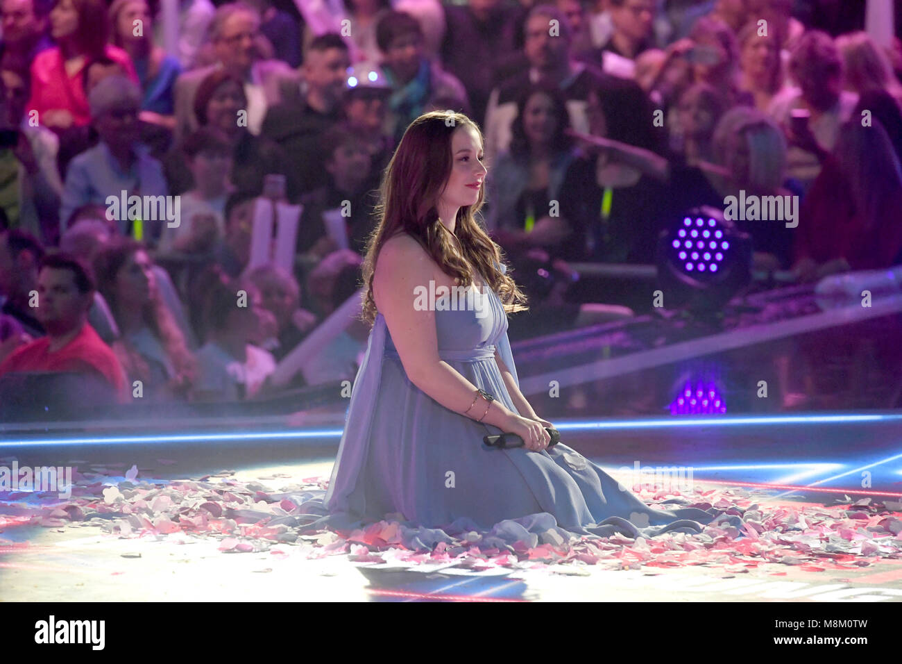 Munich, Germany. 17th Mar, 2018. Singer Oonagh performing at the ...