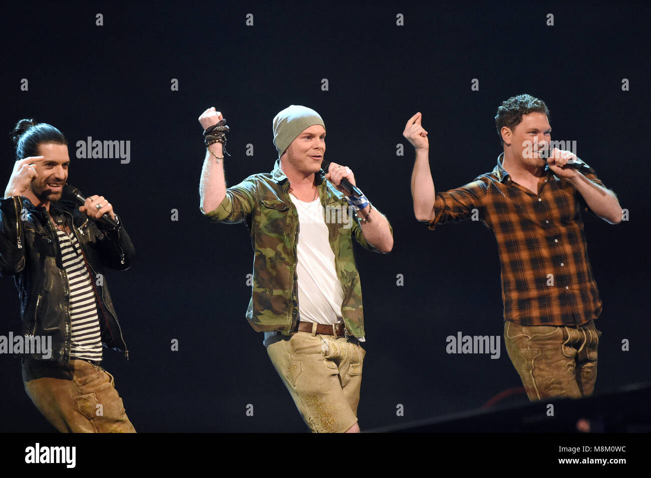 Munich, Germany. 17th Mar, 2018. The band voXXclub performing at the ...