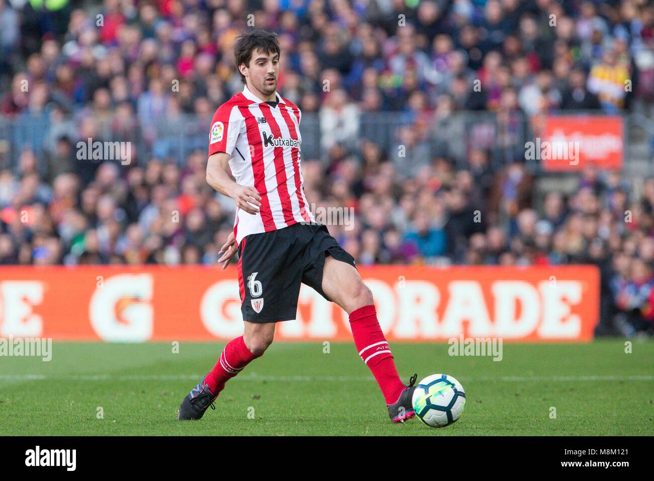 SPAIN - 18th of March: Athletic Club defender Mikel San Jose (6) during ...