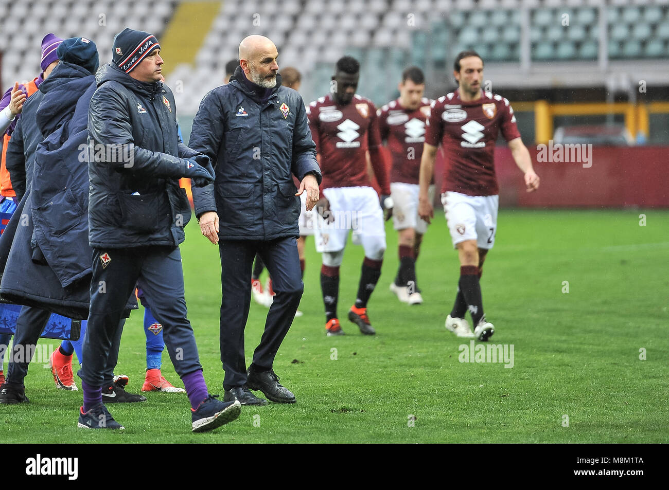 Turin, Italy. 18th Mar, 2018. Stefano Pioli, headcoach ACF ...