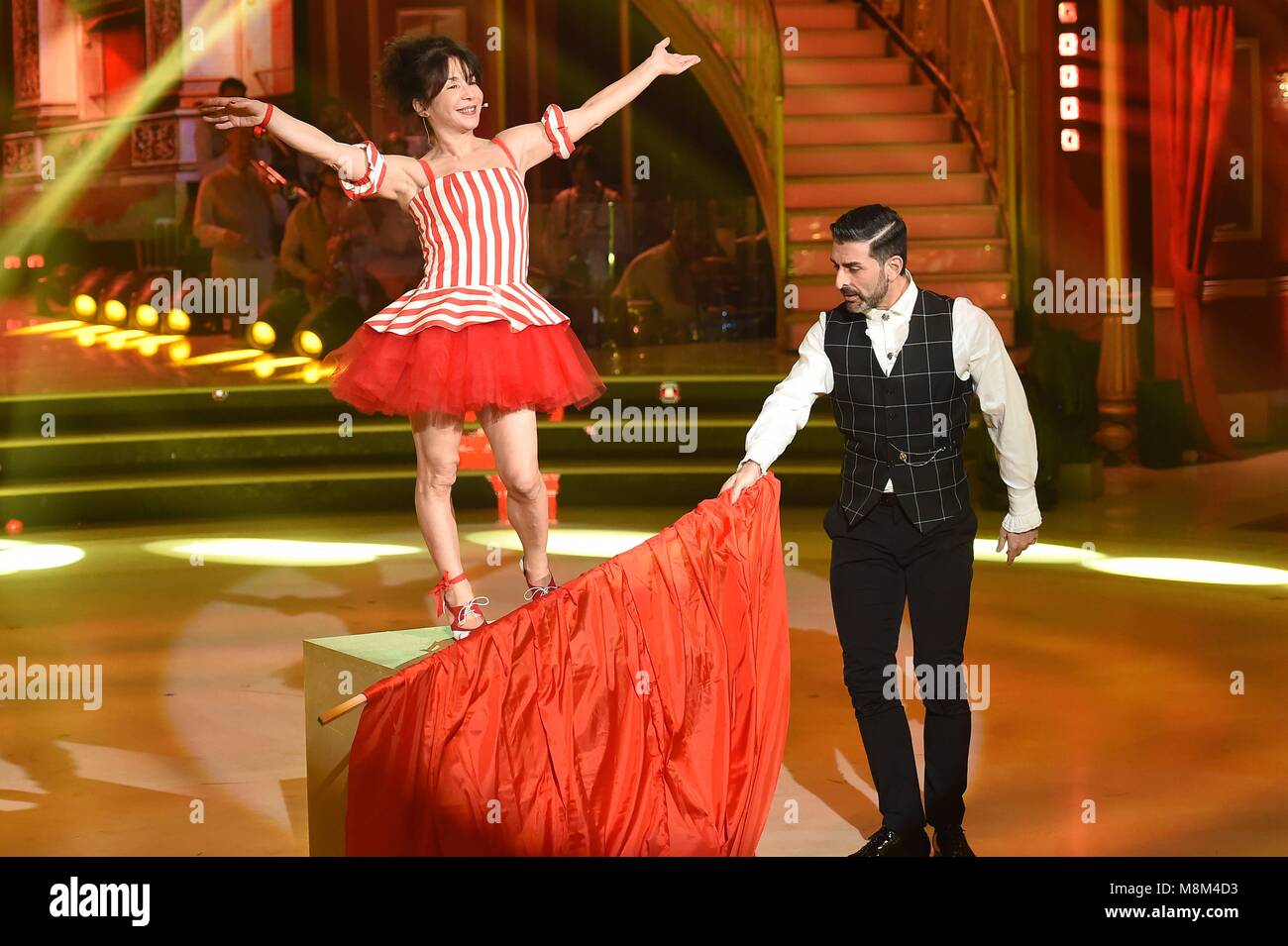 Rome: Rai Auditorium.Second episode Dancing with the stars. In the ...