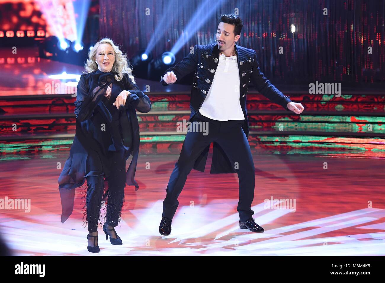 Rome: Rai Auditorium.Second episode Dancing with the stars. In the ...