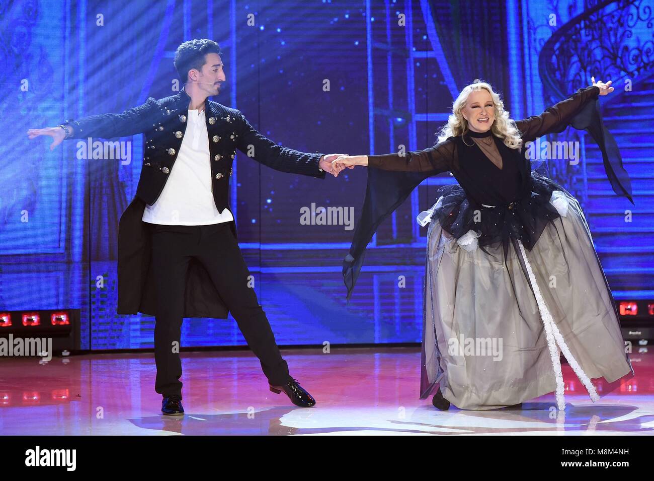 Rome: Rai Auditorium.Second episode Dancing with the stars. In the ...