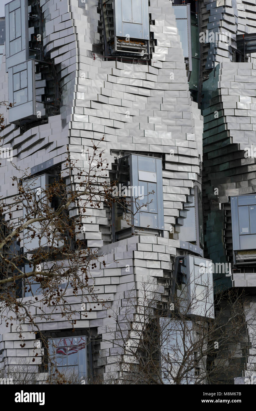 Arles, France, 18th MArch 2018: A view shows the Luma Foundation tower ...