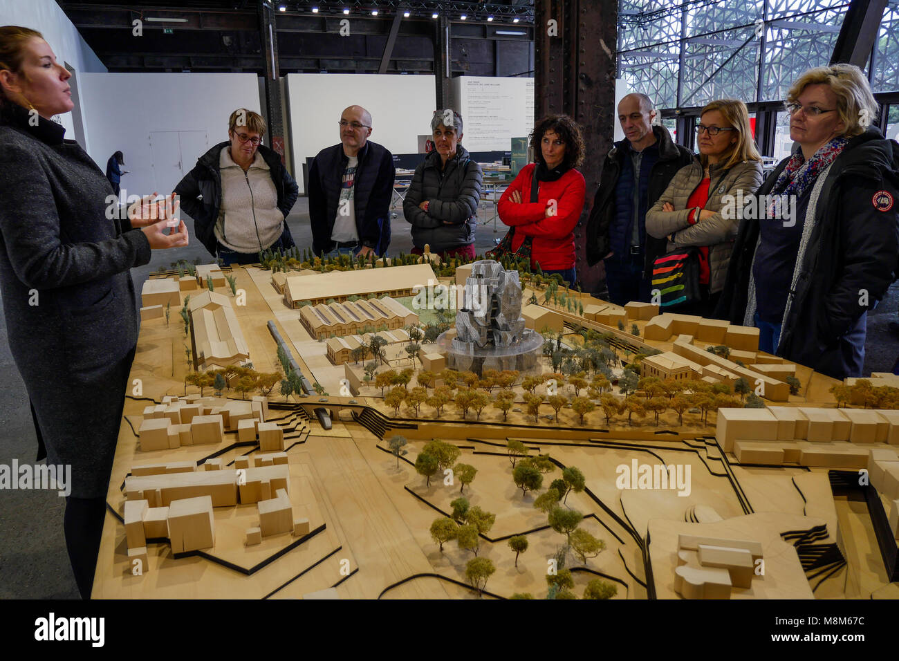 Arles, France, 18th MArch 2018: A view shows the Luma Foundation tower ...