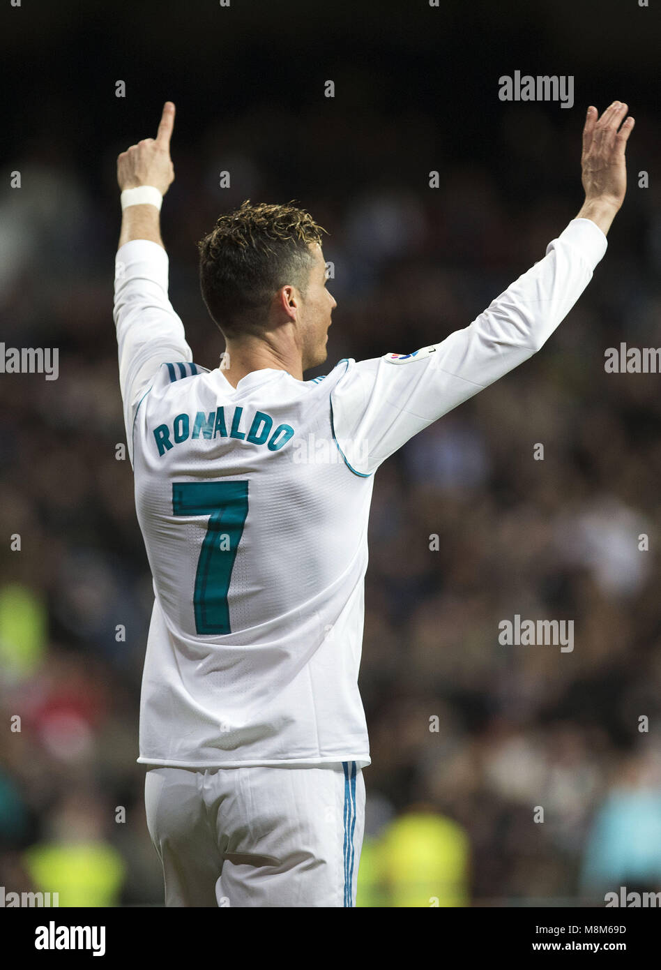 Madrid, Spain. 18th Mar, 2018. Cristiano Ronaldo (Real Madrid ...
