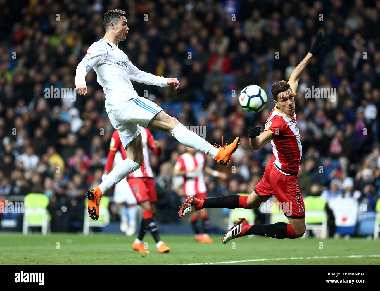 Madrid, Spain. 18th Mar, 2018. Cristiano Ronaldo (Real Madrid) in ...