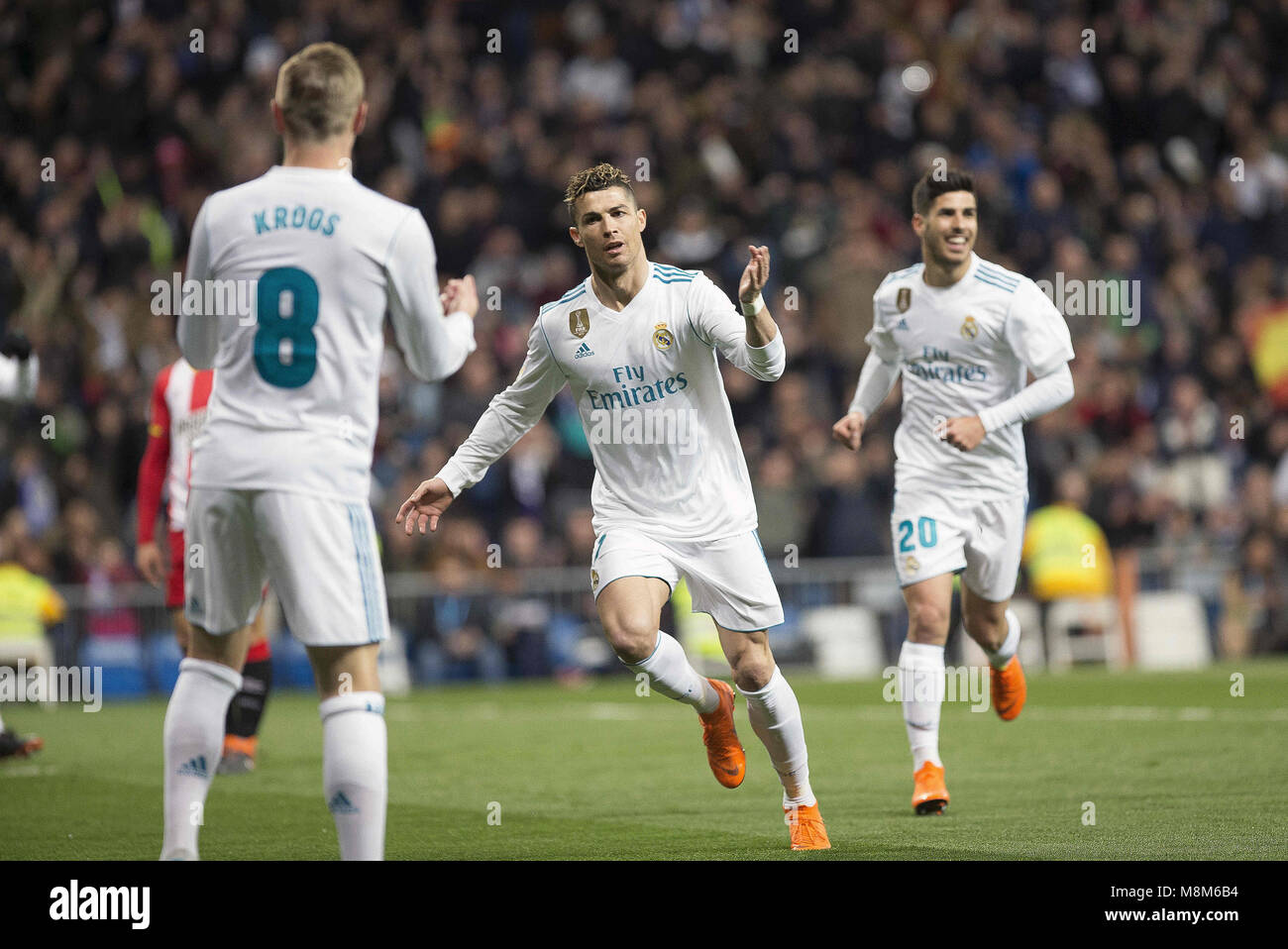 Madrid, Spain. 18th Mar, 2018. Cristiano Ronaldo (Real Madrid ...