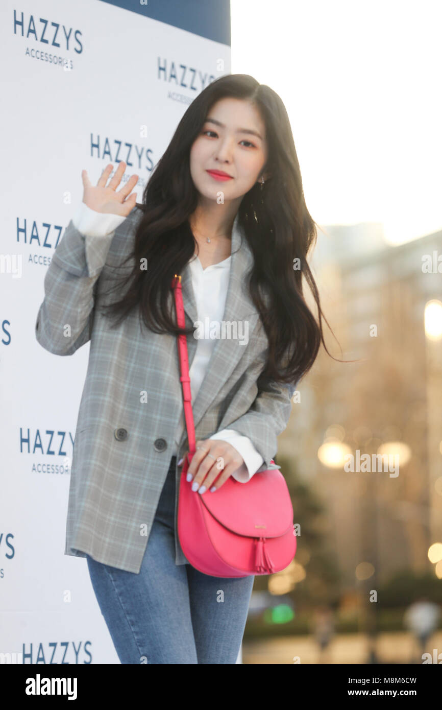 19th Mar, 2018. S. Korean singer Irene Irene, a member of South Korean ...