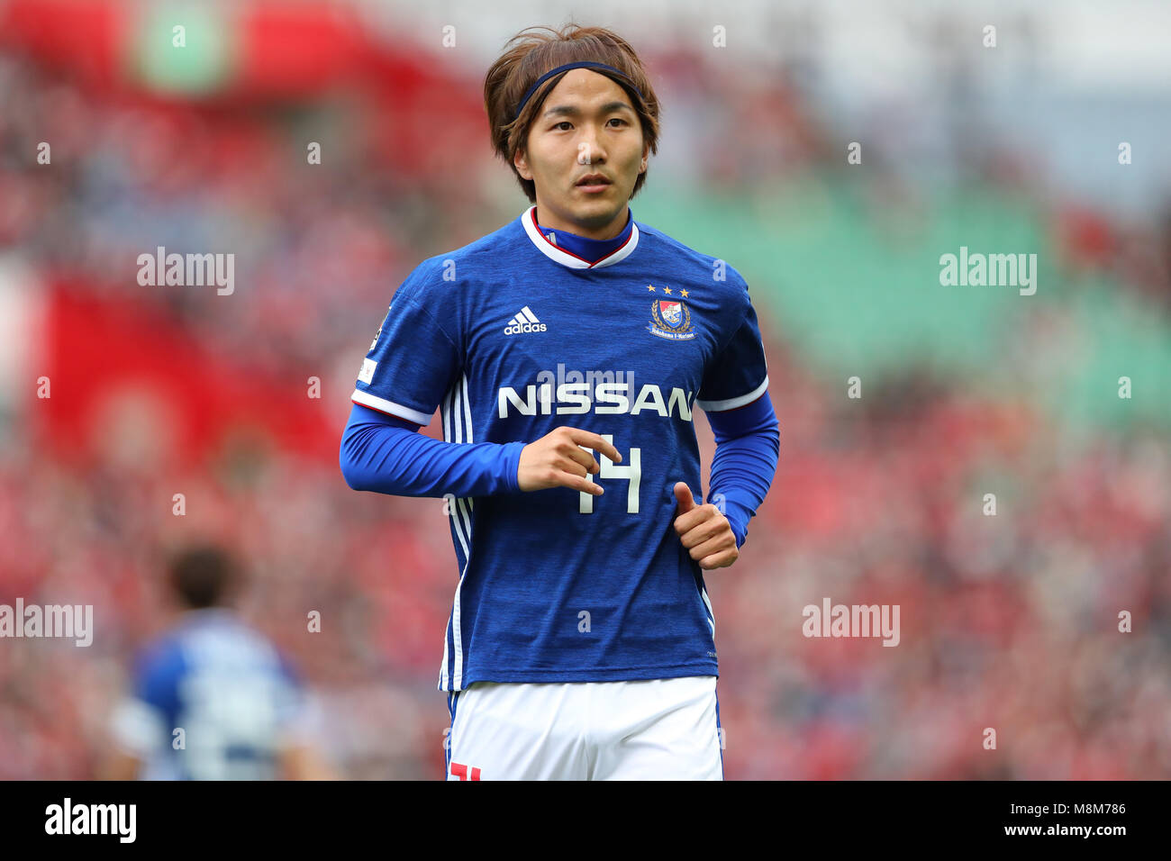 Saitama Stadium 2002, Saitama, Japan. 18th Mar, 2018. Jun Amano (FMarinos), MARCH 18, 2018 ...