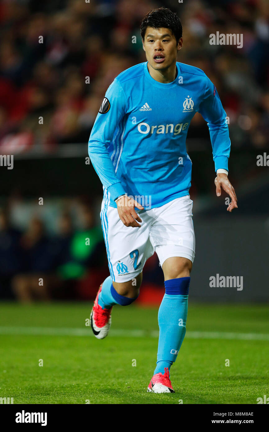 Bilbao, Spain. Credit: D. 15th Mar, 2018. Hiroki Sakai (Marseille ...