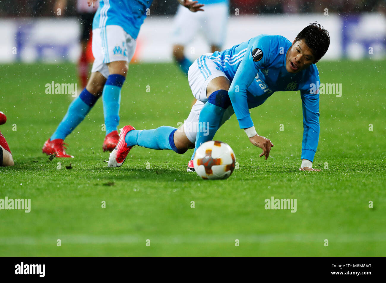 Bilbao, Spain. Credit: D. 15th Mar, 2018. Hiroki Sakai (Marseille ...