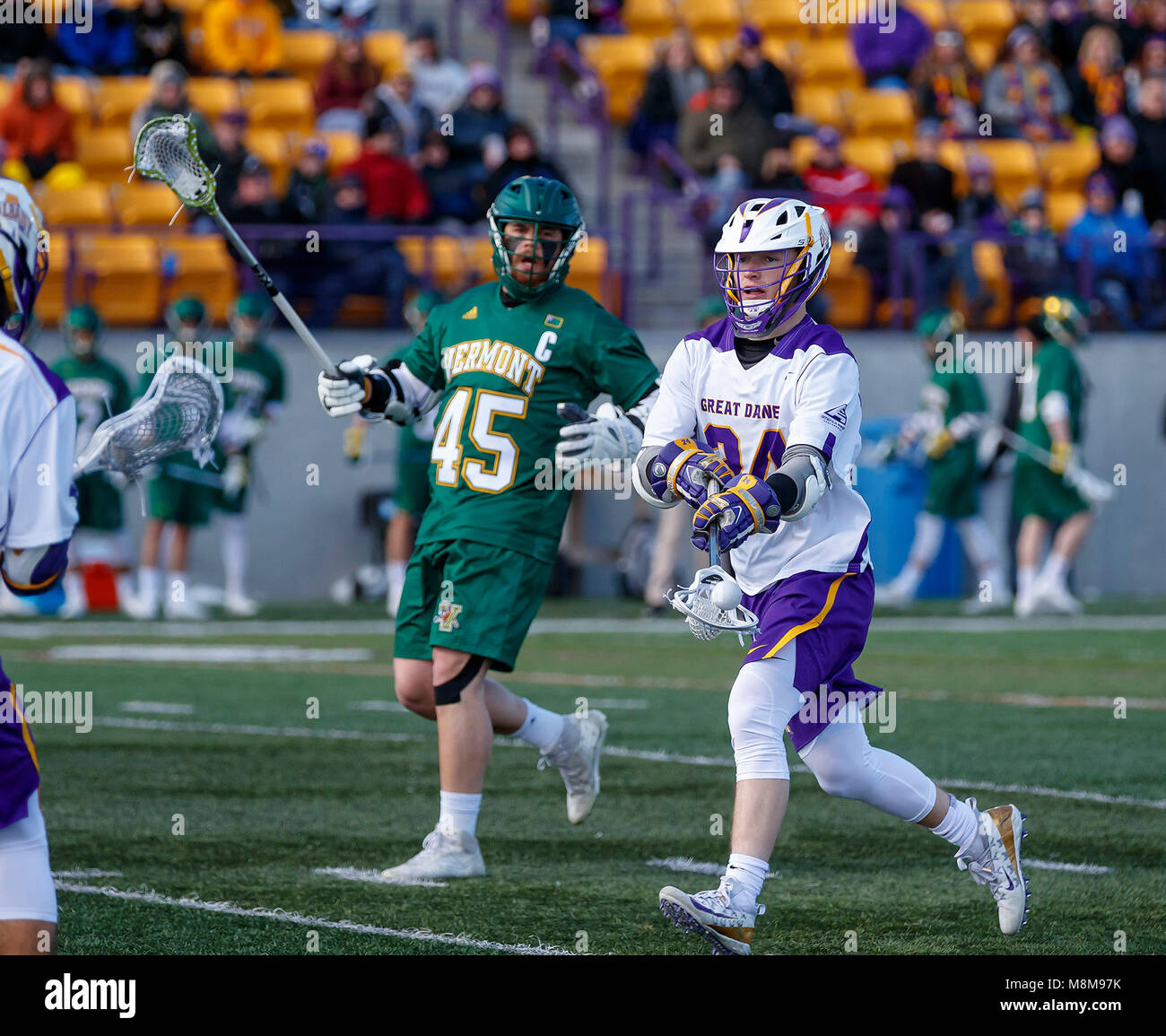 Albany, NY, USA. 17th Mar, 2018. University at Albany Men's Lacrosse ...
