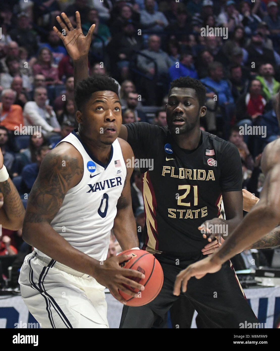 Nashville, Tennessee, USA. 18th Mar, 2018. Xavier Musketeers forward ...