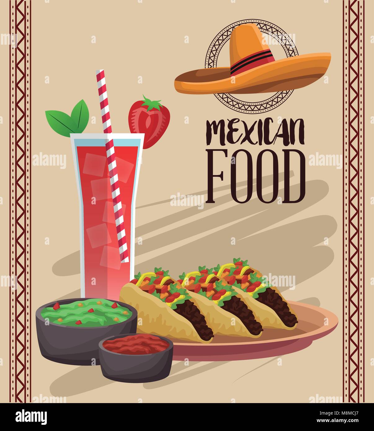 Mexican food menu hi-res stock photography and images - Alamy