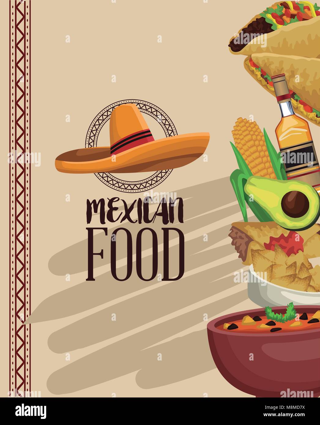 Mexican Restaurant Menu Cover Design