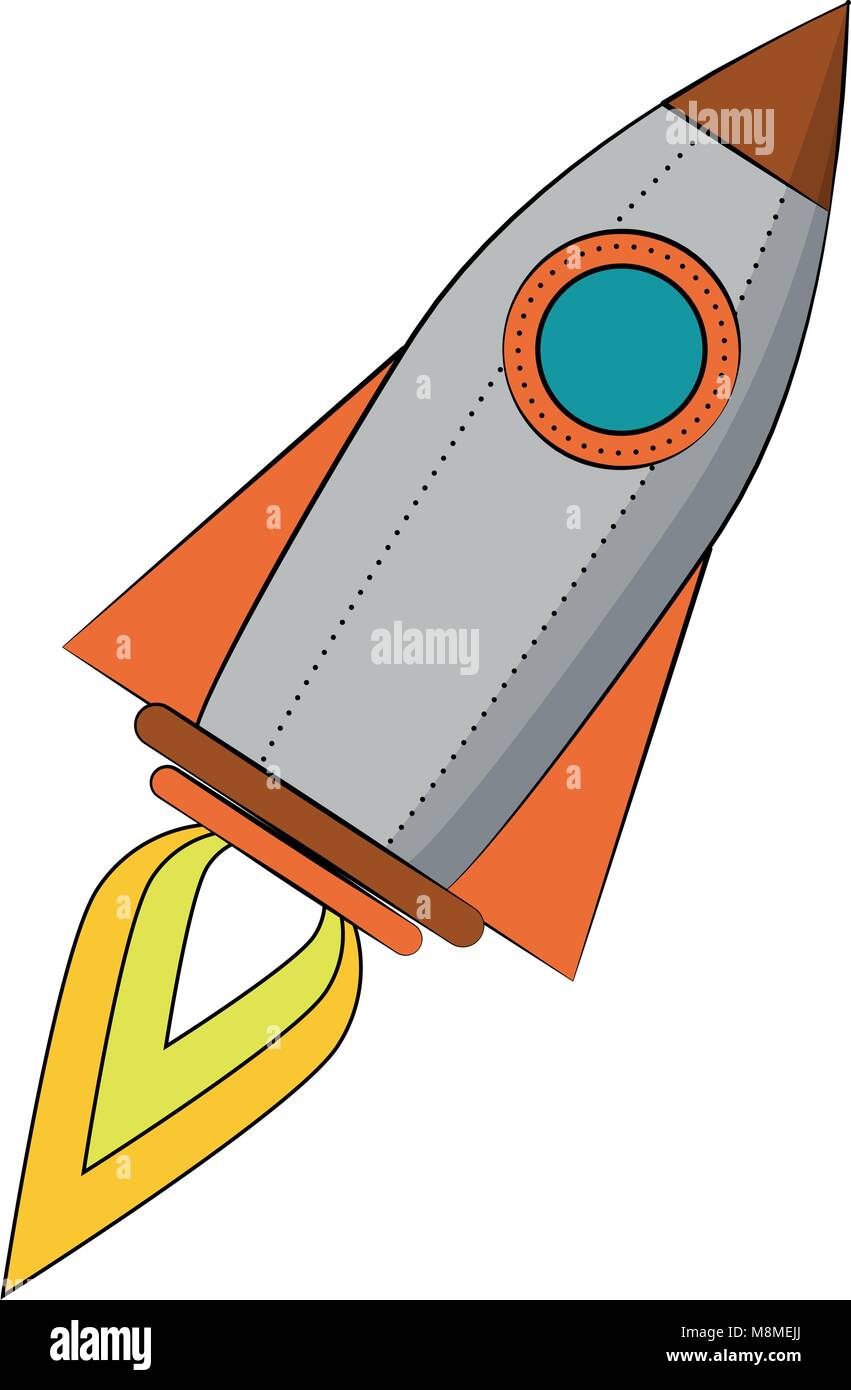 Spaceship rocket cartoon Stock Vector Image & Art - Alamy