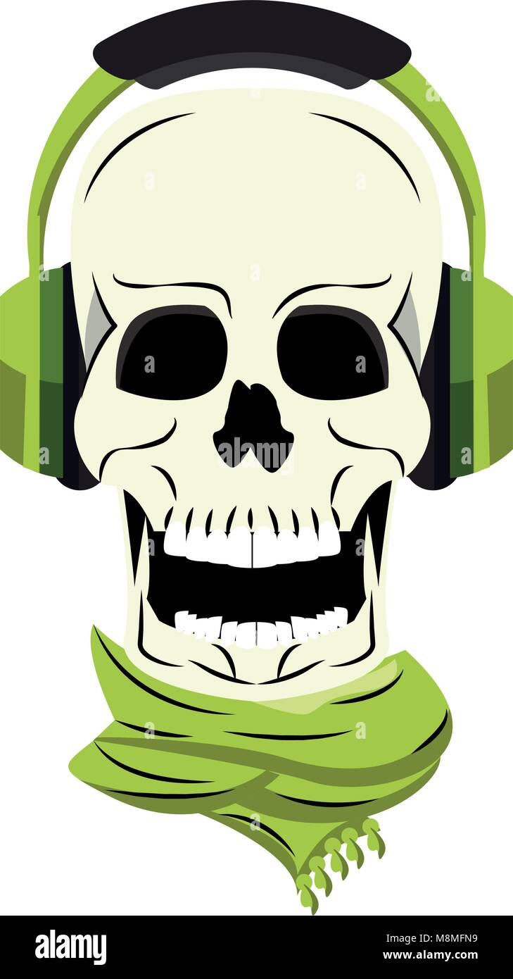 Cool skull cartoon Stock Vector Image & Art - Alamy