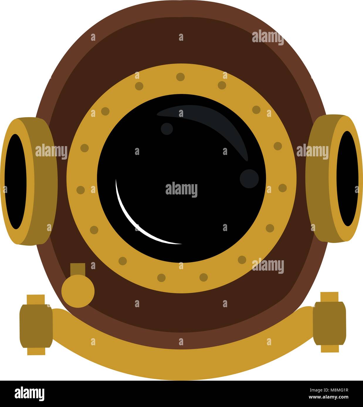 Diving helmet Stock Vector Images - Alamy