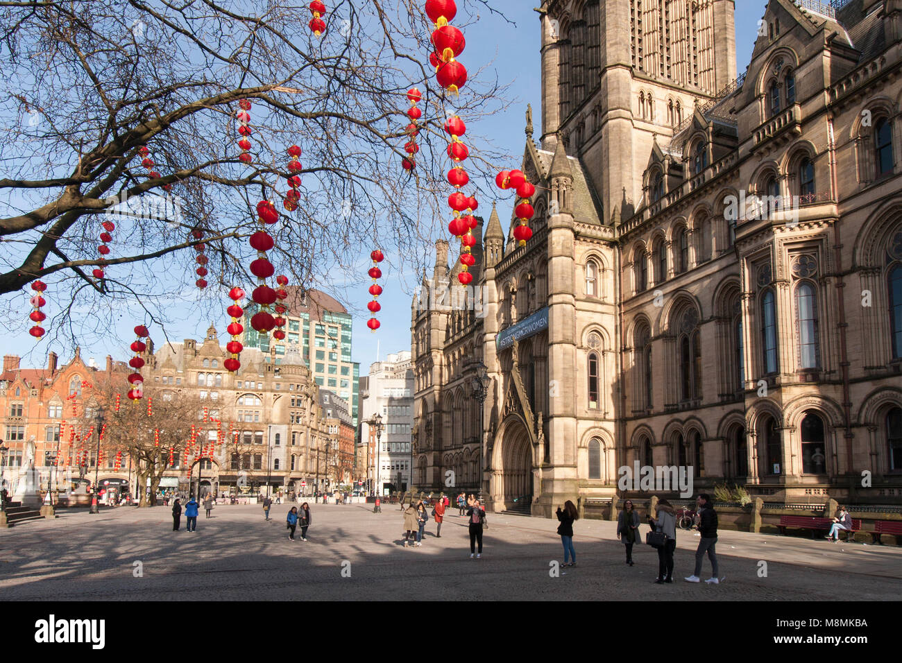 Albert Square Manchester Stock Photo - Alamy