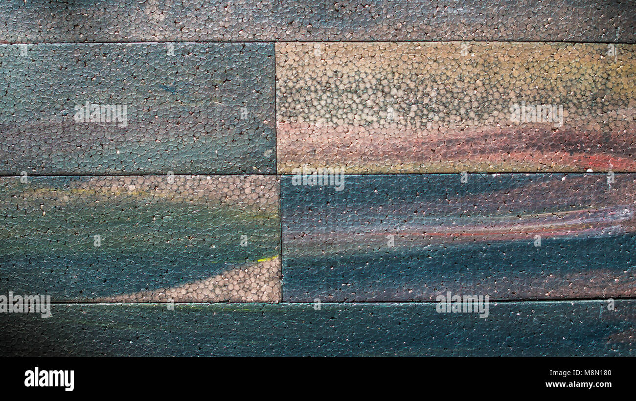 colorful Styrofoam brick. abstract color and texture background ...