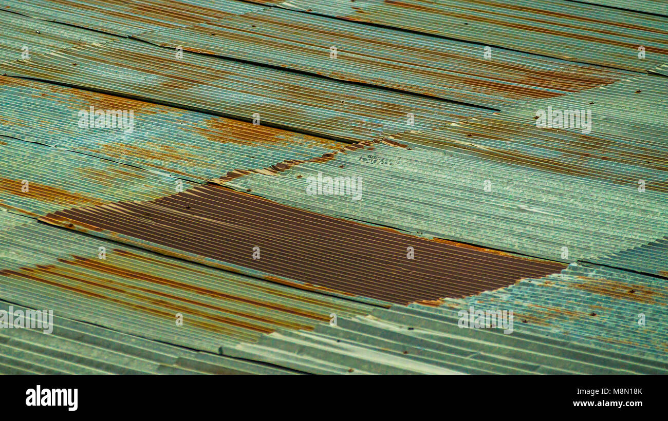 corrugated metal roof sheet. rusty metal texture aluminium background ...