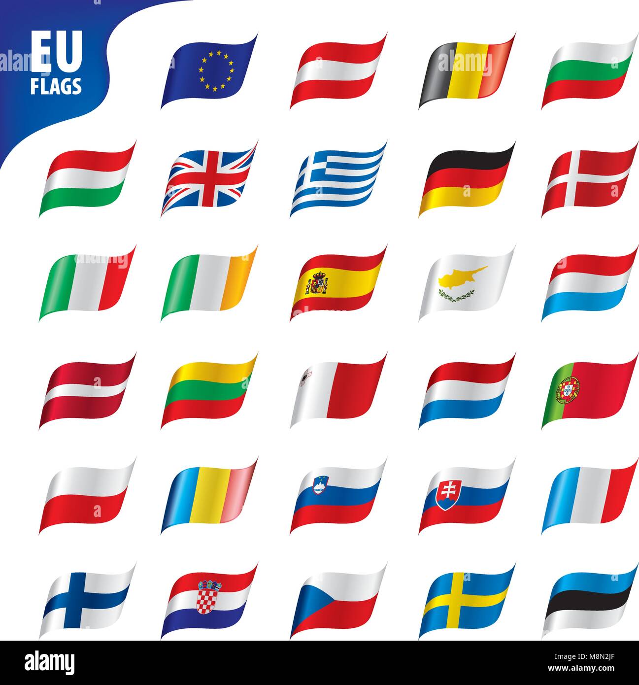 Denmark and eu flags Stock Vector Images - Alamy