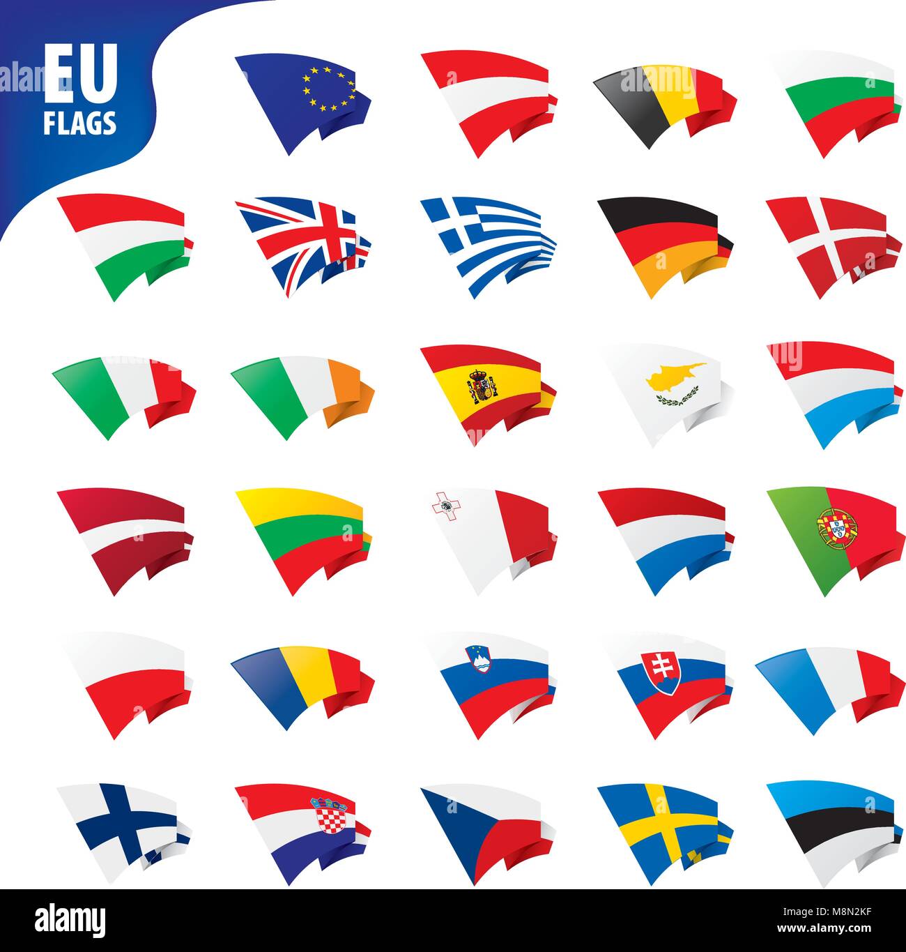 flags of the european union Stock Vector Image & Art - Alamy