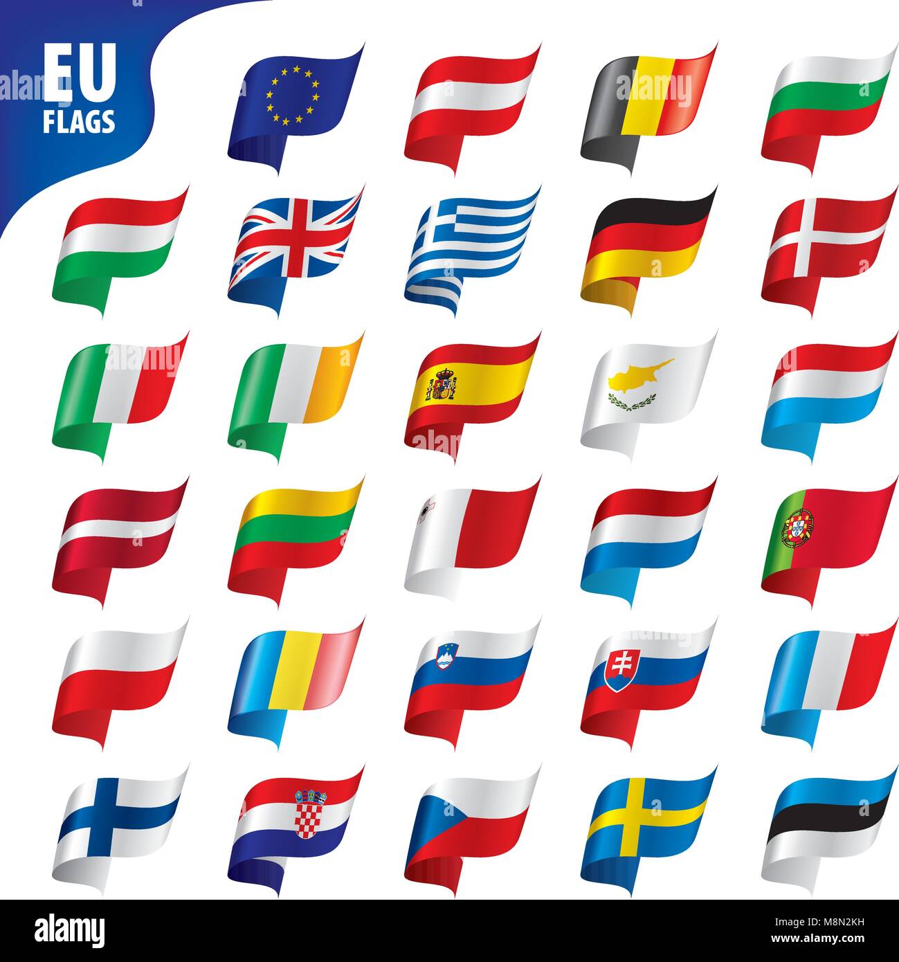 flags of the european union Stock Vector Image & Art - Alamy