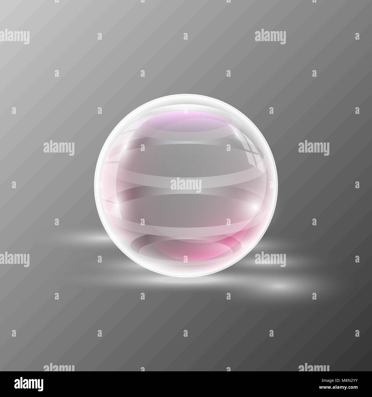 Empty transparent sphere Stock Vector Image & Art - Alamy