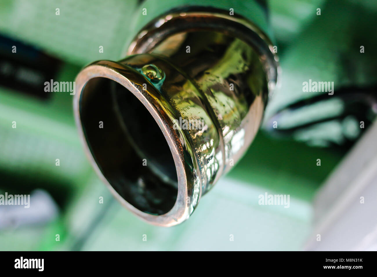 communication pipe on warship Stock Photo - Alamy