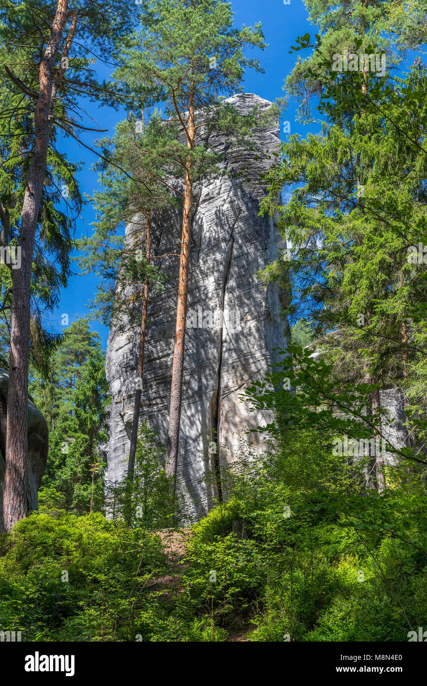 Adrspach-Teplice Rocks, Dolni Adrspach, Hradec Kralove, Czech Republik ...
