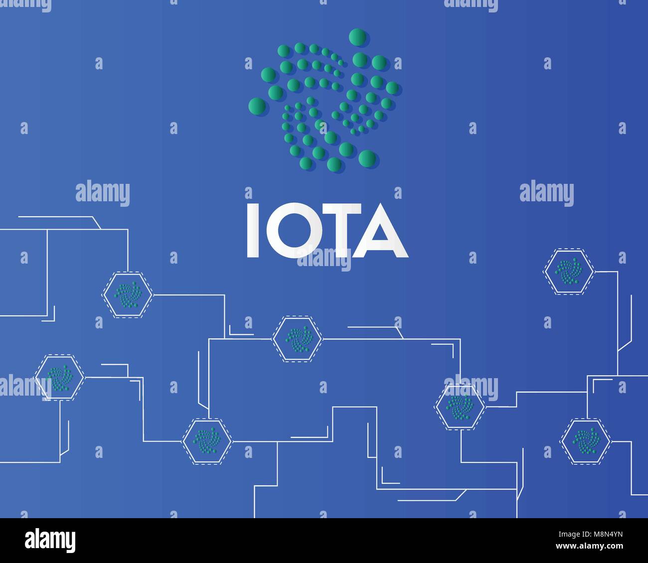 Cryptocurrency iota technology circuit hi-res stock photography and ...