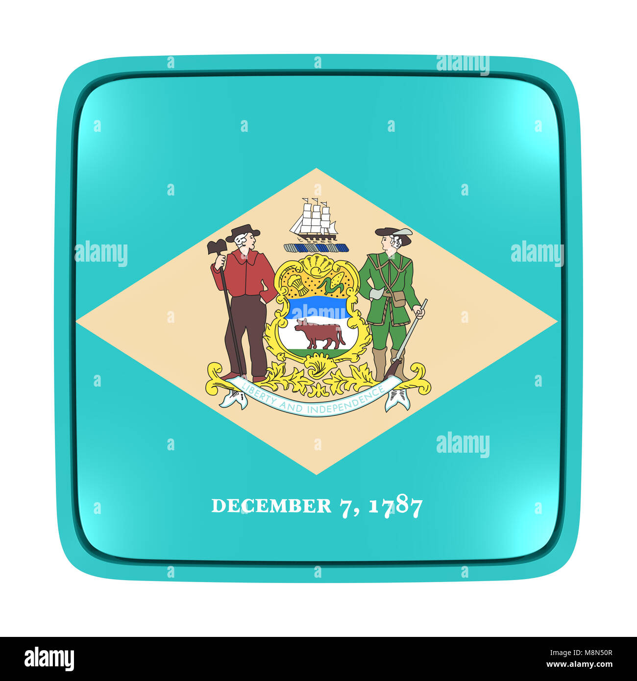 Delaware flag background hi-res stock photography and images - Alamy