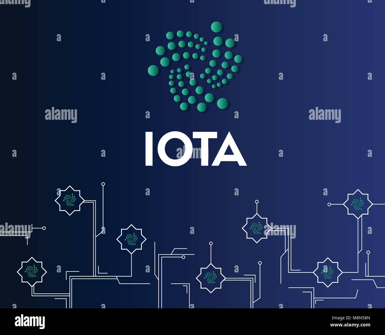Cryptocurrency iota technology circuit hi-res stock photography and ...