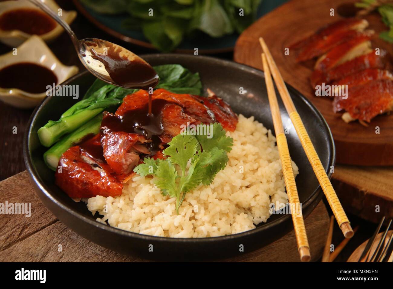 China roast duck hi-res stock photography and images - Alamy