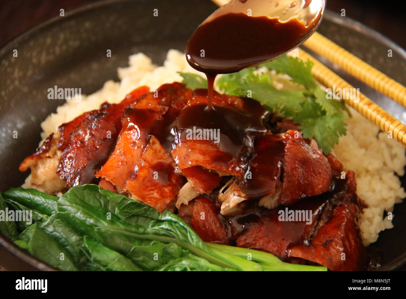 Roast duck close up hi-res stock photography and images - Alamy