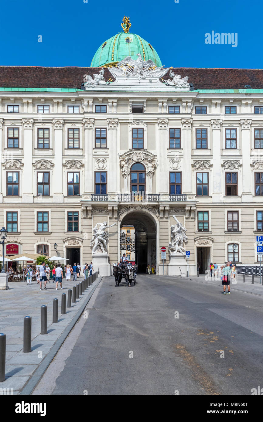 Hofburg Palace, Michaelerplatz, Vienna, Austria, Europe Stock Photo - Alamy