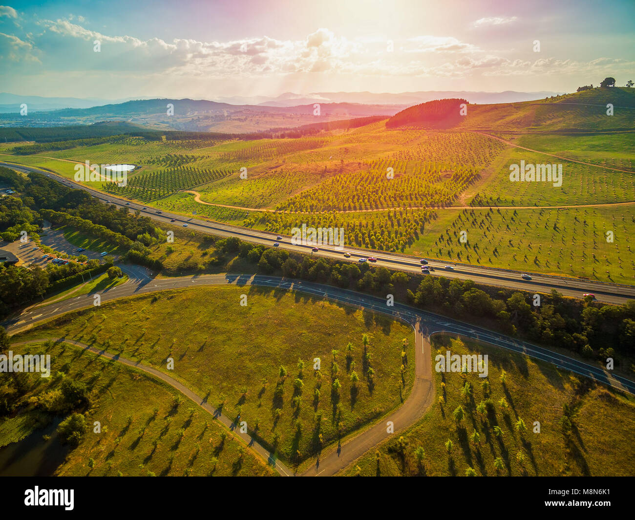 National arboretum in canberra capital australia hi-res stock ...