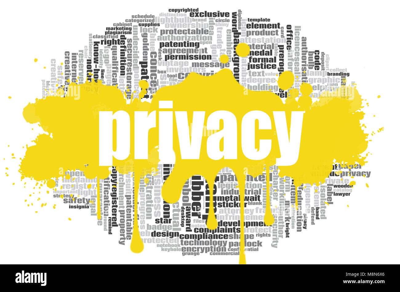 Privacy word cloud concept on white background, 3d rendering Stock ...