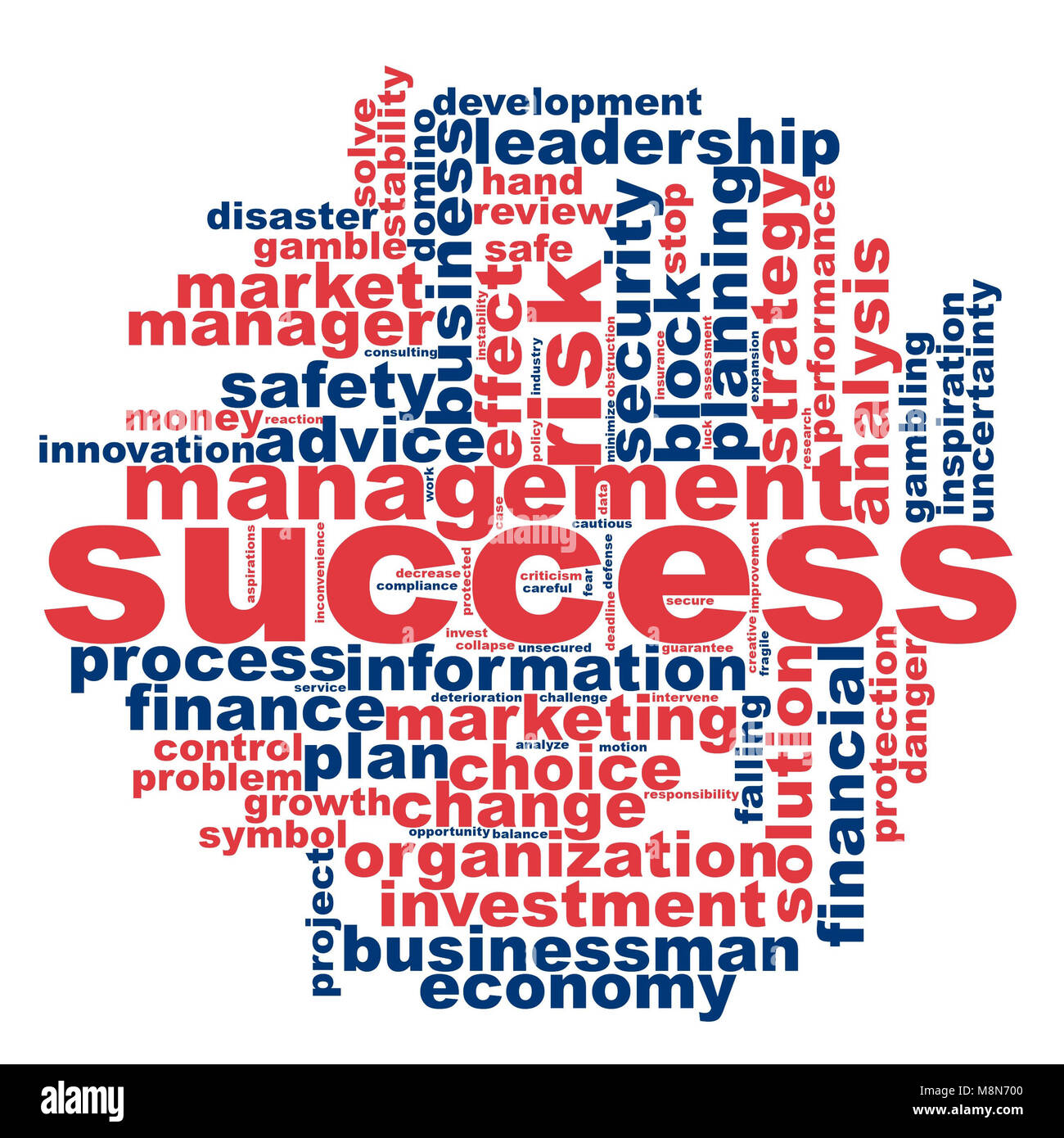 Success word cloud concept on white background, 3d rendering Stock ...