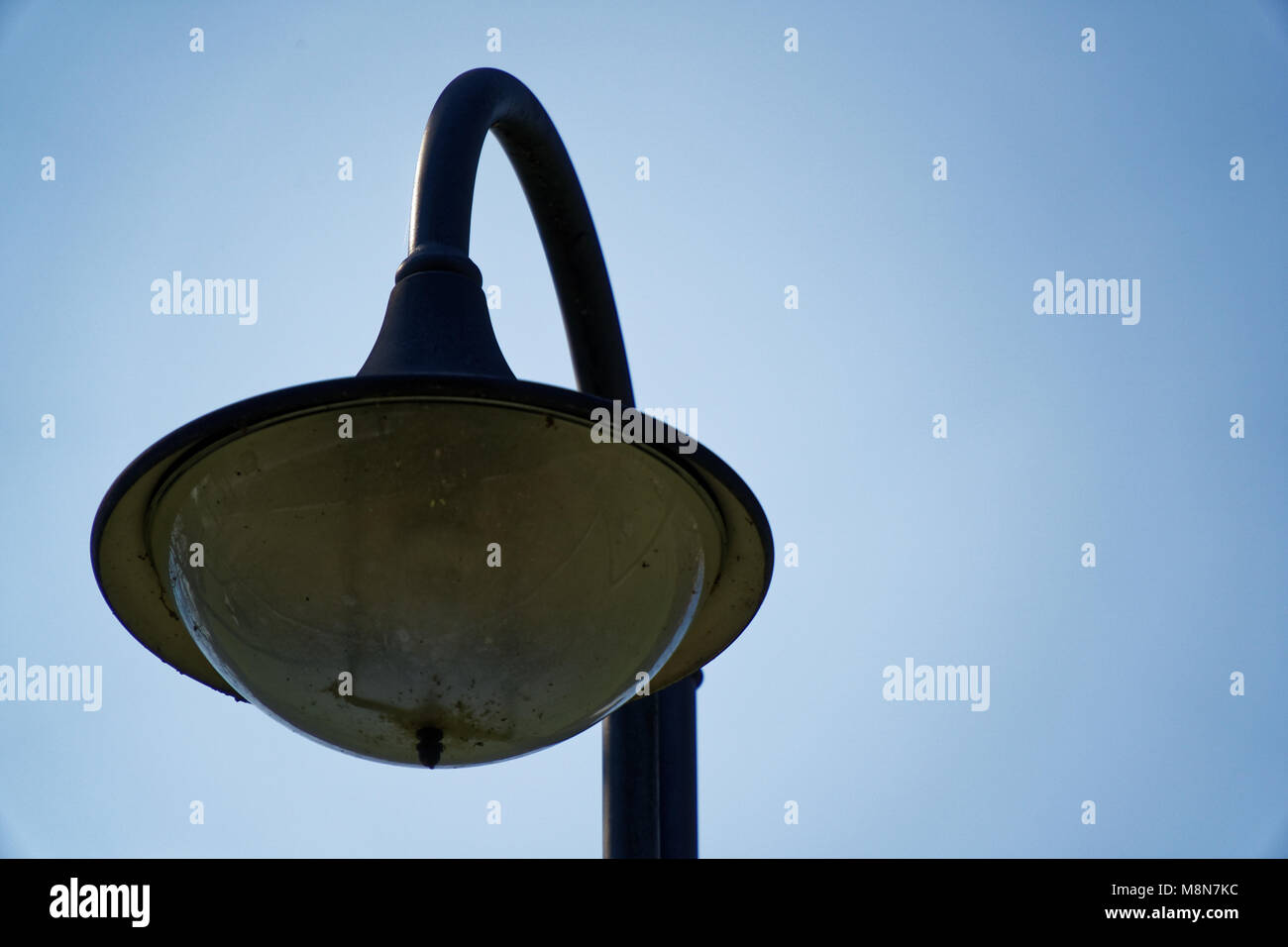 Street lantern in sunny day, turned off, urban background Stock Photo ...
