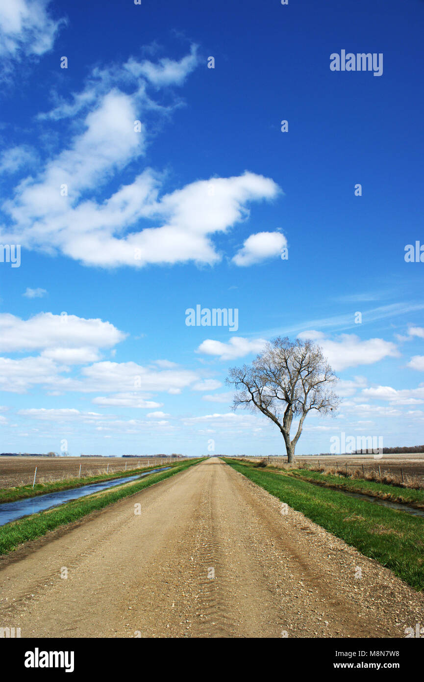 Spring landscapes blue sky hi-res stock photography and images - Alamy
