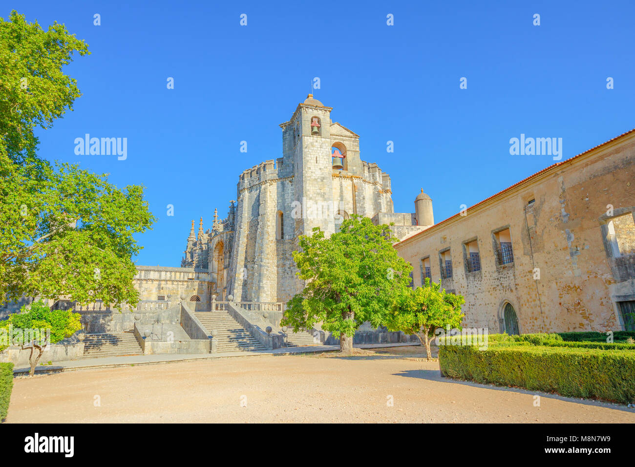 Church of Convent of Christ or Convento dos Cavaleiros de Cristo, in ...