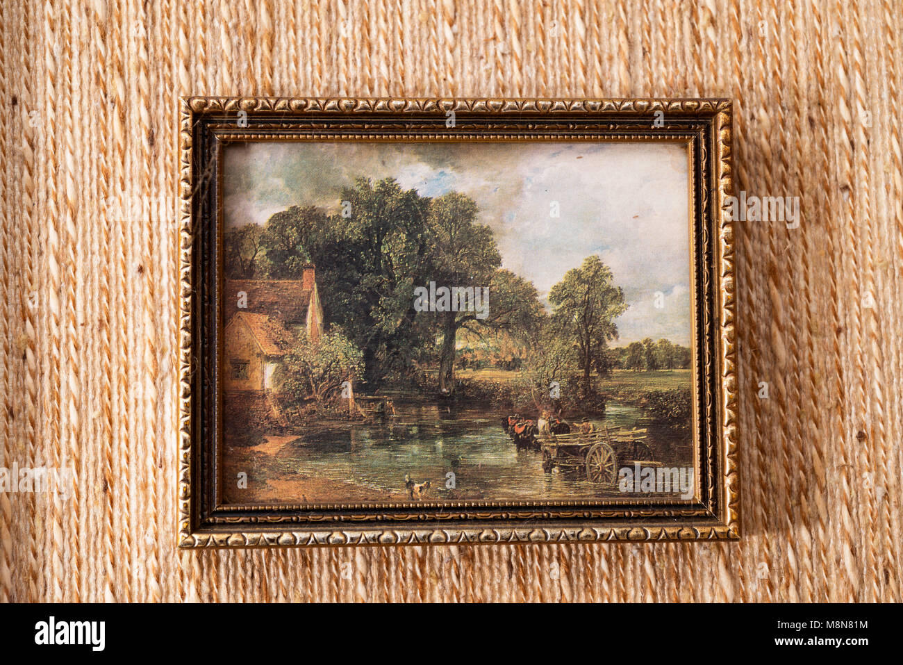 Framed print of john constable the hay wain hi-res stock photography ...