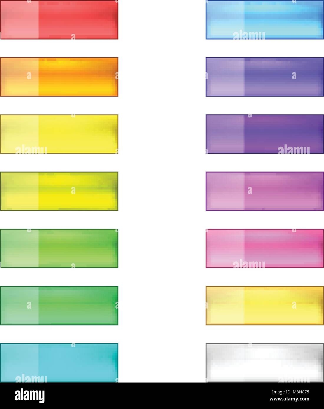 vector web buttons set Stock Vector Image & Art - Alamy