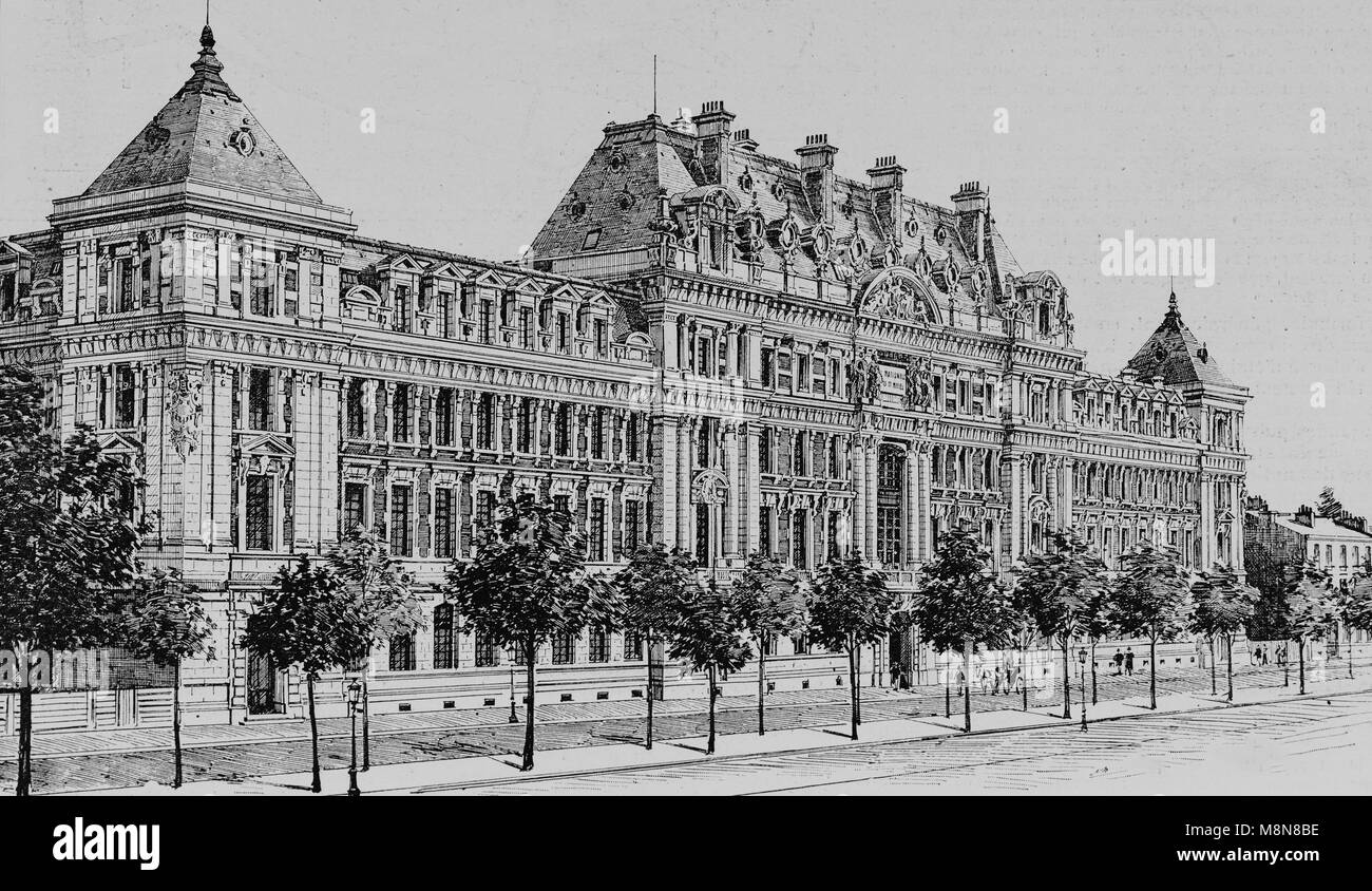 Famous Ecole des Arts et Metiers de Lille, Picture from the French weekly newspaper l ...