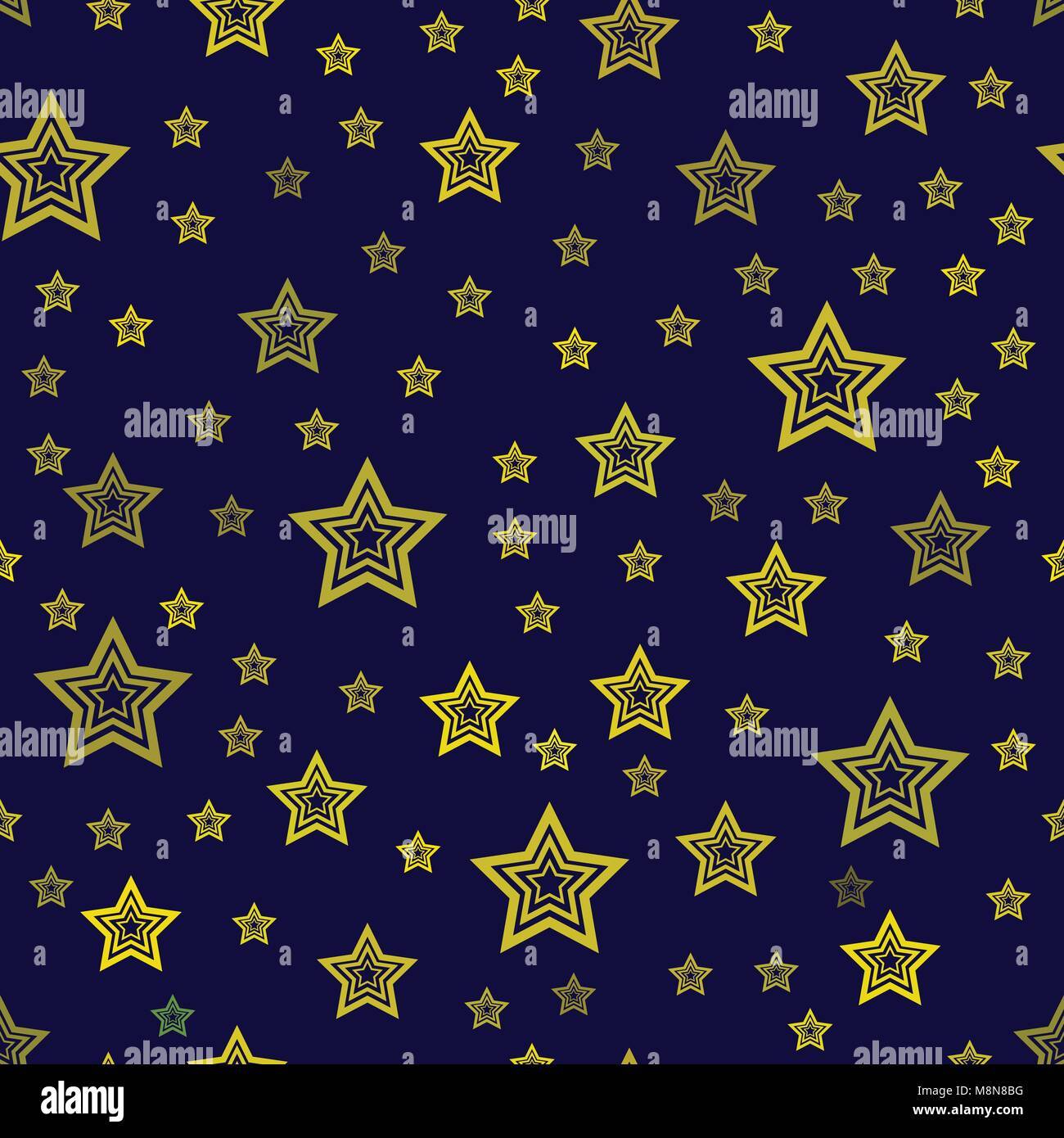 bright vector geometric seamless pattern with stars Stock Vector Image ...