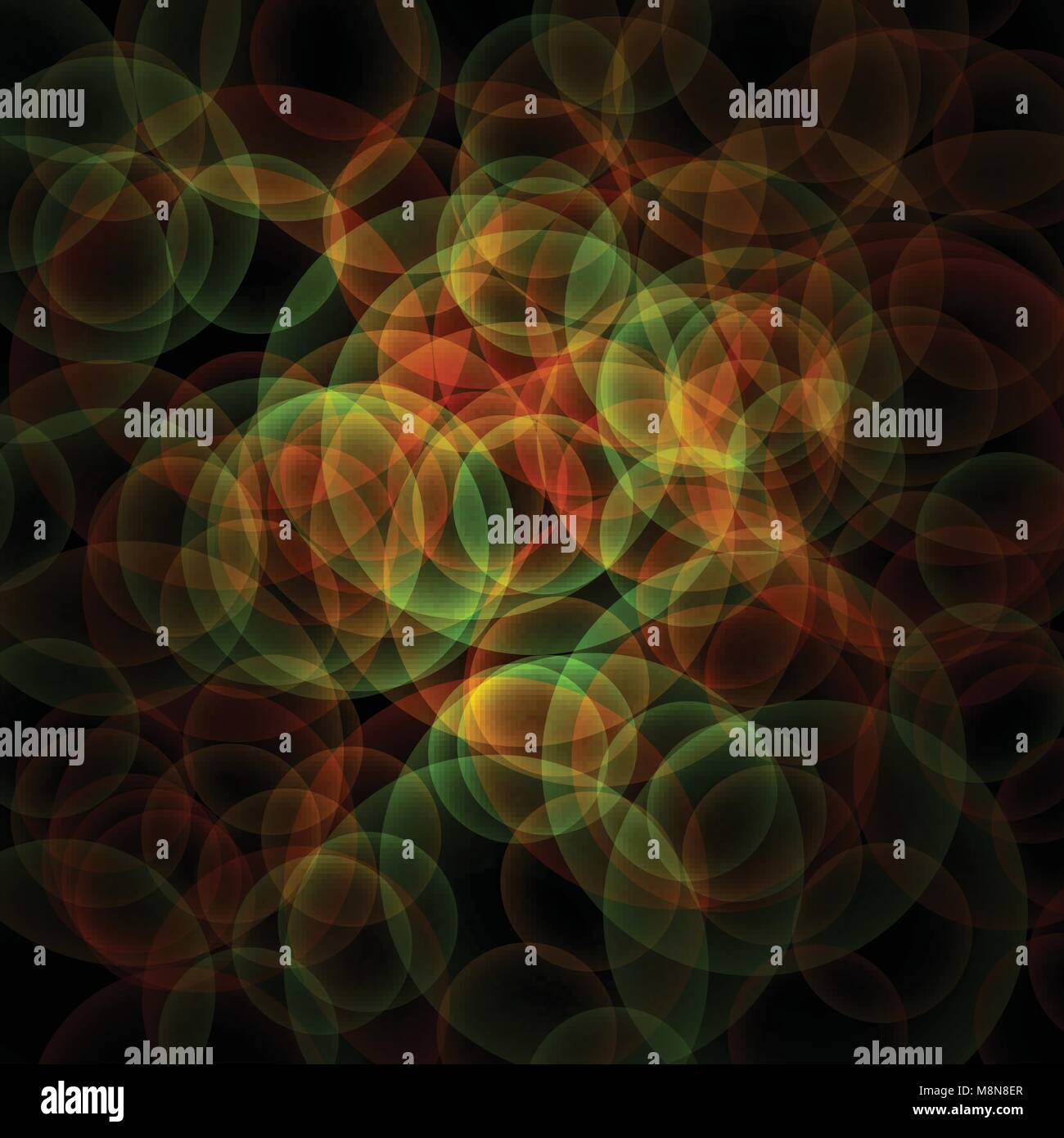 abstract vector glowing background with bright circles Stock Vector ...